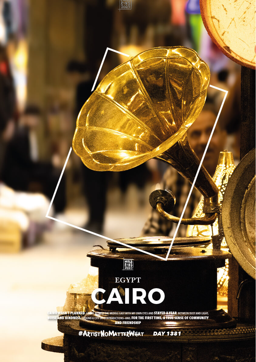 Cairo, Egypt | Brass Gramophone, Khan el-Khalili | Travel Photography – ArtistNoMatterWhat